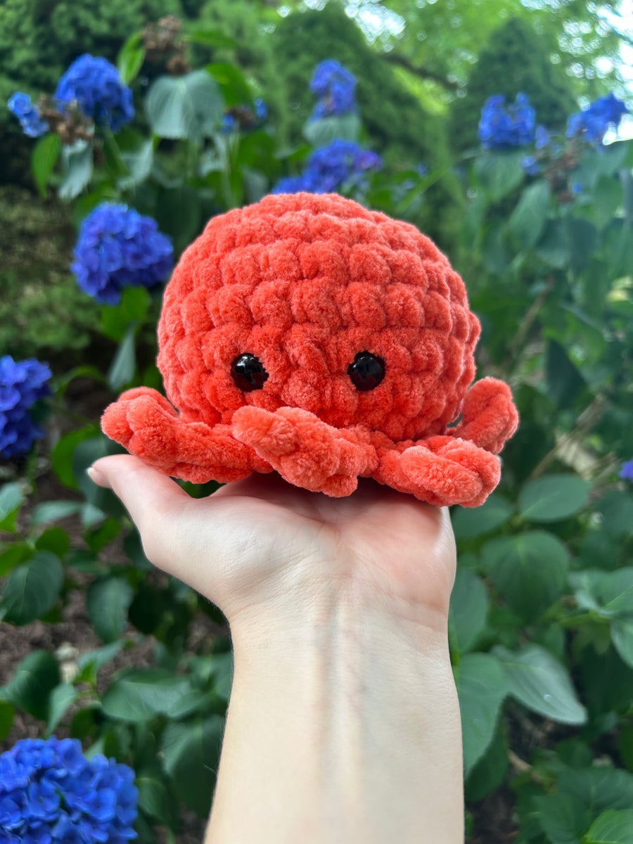 Sunset Orange Octo Plushie – Hands On For Homemade